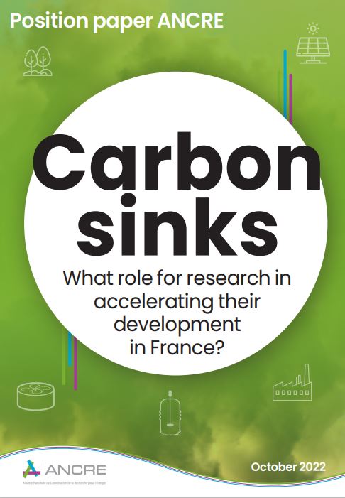 ANCRE's position paper on carbon sinks | CarMa Chair ANCRE's position paper on carbon sinks | CarMa Chair
